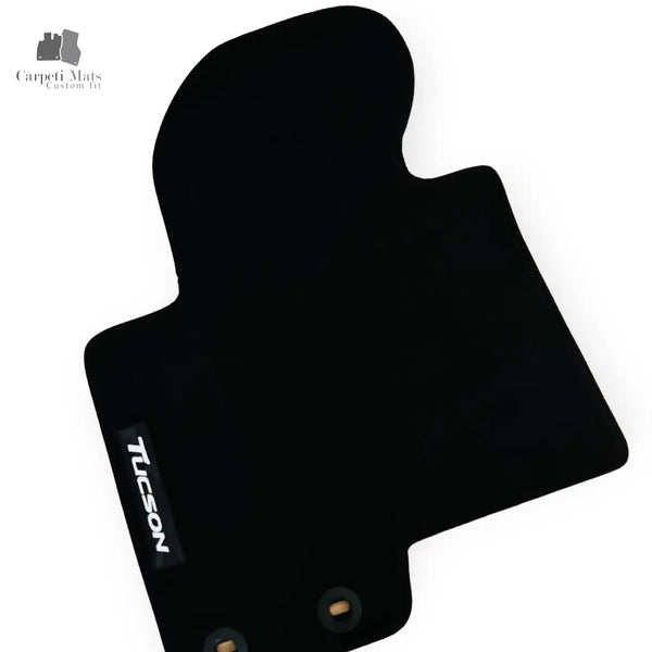 Carpet Car Floor Mats Velour for Hyundai Tucson 2009-2015- logo